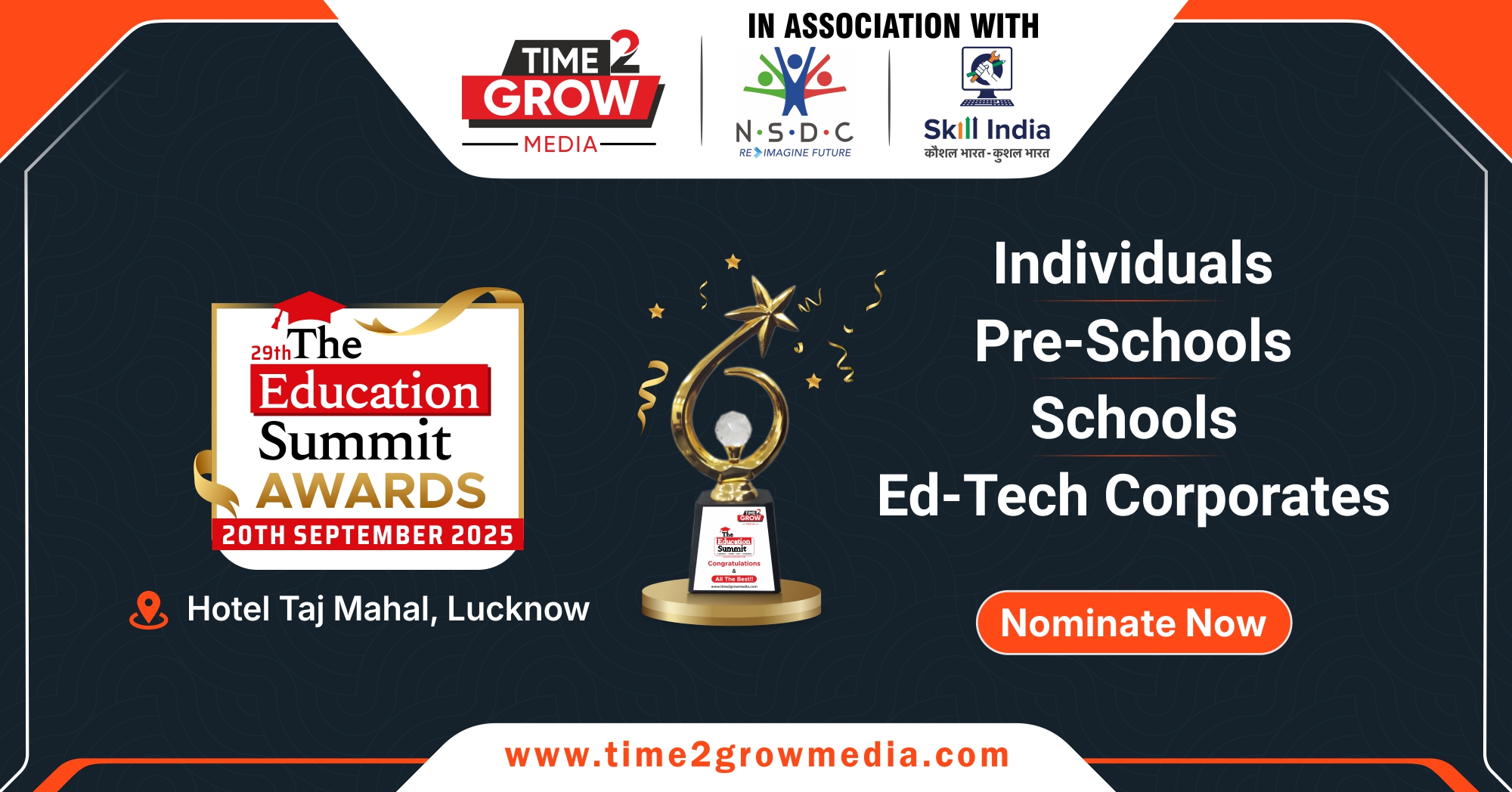 29th 'The Education Summit Awards', Lucknow | Time2Grow Media